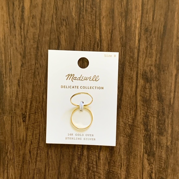 Madewell | Jewelry | Madewell 4 K Gold Delicate Collection Demi Fine Skinny Ring Set | Poshmark